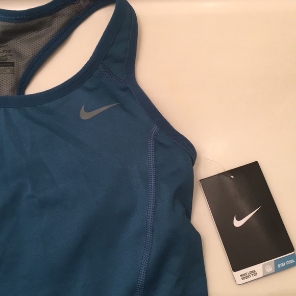 Nike | Tops | Nike Dedication Long Racerback Tank Top Sports Bra | Poshmark